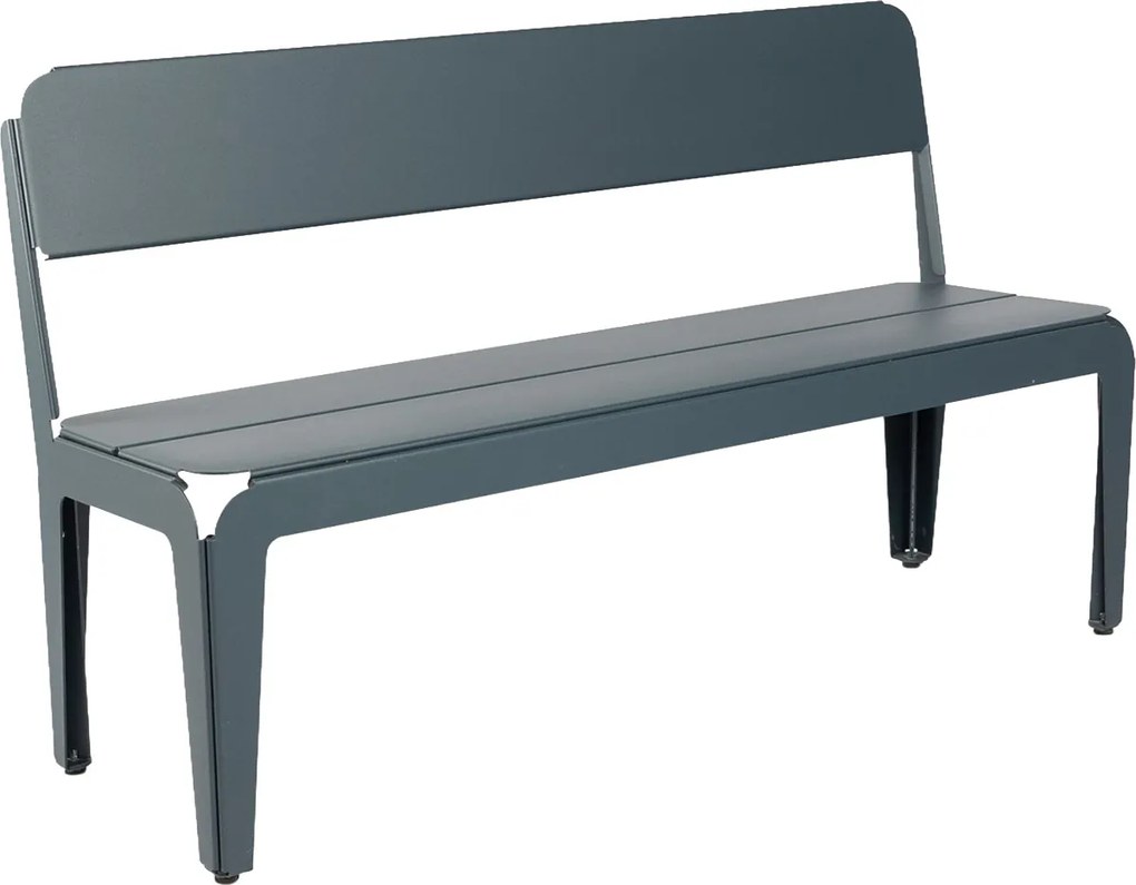 Weltevree designové zahradní lavice Bended Bench With Backrest