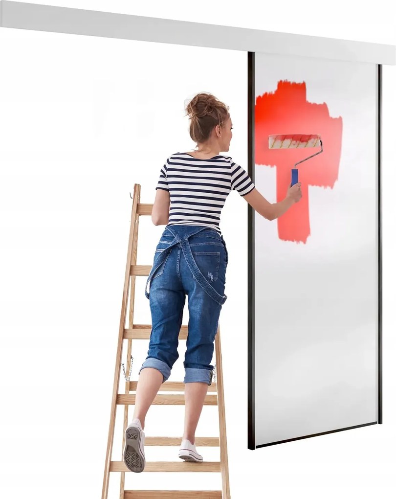 Posuvné dveře s krycí lištou do malowania / tapetowania PAINTER 70
