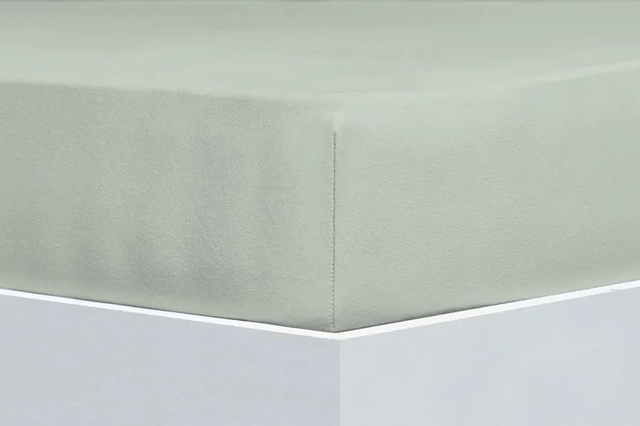 Florella Prostěradlo Organic Cotton Jersey Grüntee, 140-160x200 cm