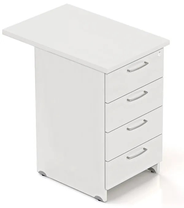 Kontejner Visio 70 x 47 cm - 4 zásuvky, bílá