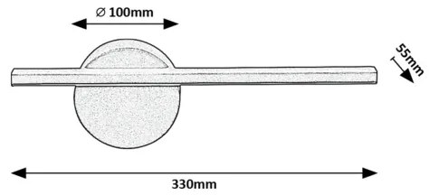 Rabalux 78034 - LED Nástěnné svítidlo SABIRA LED/6W/230V 4000K