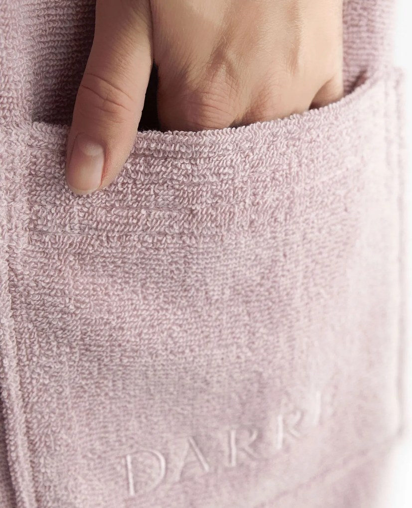 Dámské bavlněné froté pareo do sauny a wellness Comfort starorůžové