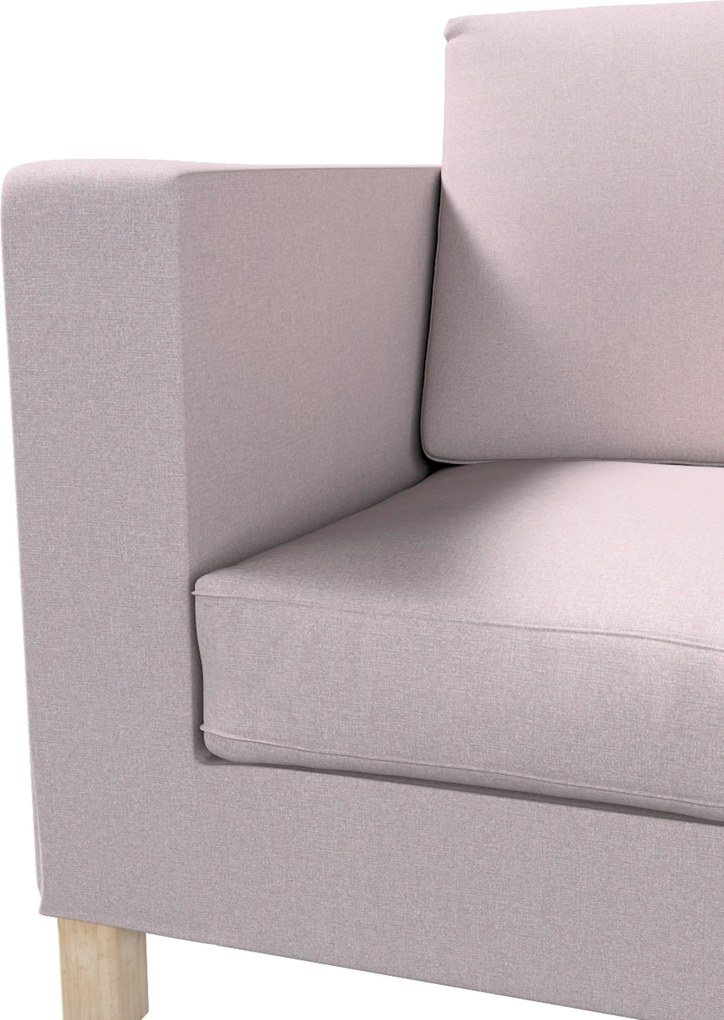 Potah na pohovku IKEA Karlanda 2-místná, krátký barva růžová látka pletený vzor