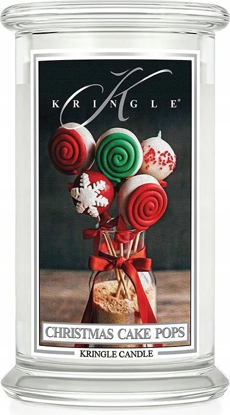 Velká svíčka Christmas Cake Pops Kringle Candle