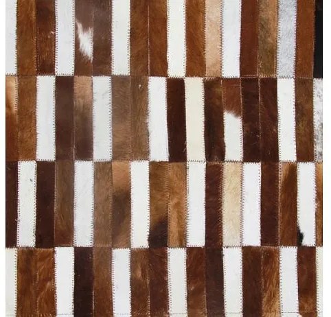 Luxusní koberec KŮŽE Typ5, patchwork, 141x200 cm