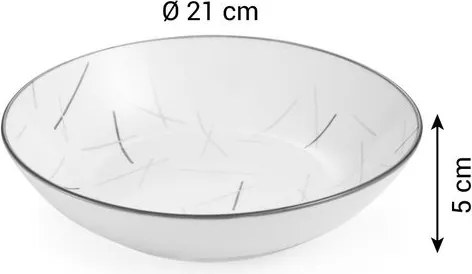 TESCOMA Hluboký talíř FRESCO ø 21 cm, Mikado