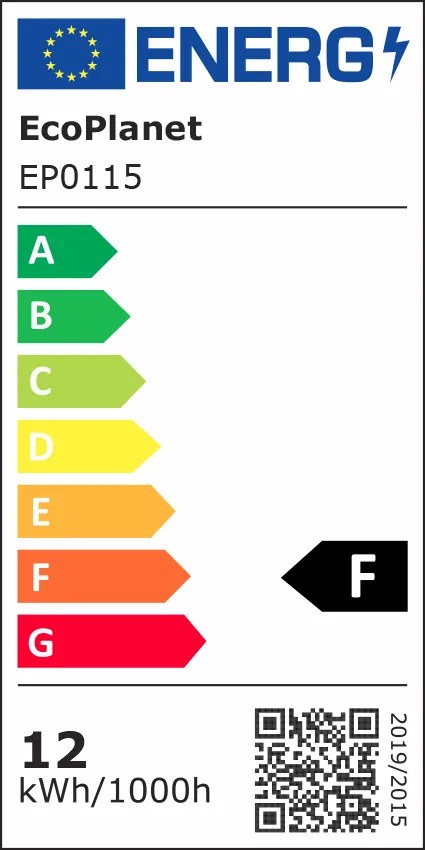 10x LED žárovka - ecoPLANET - E27 - 12W - 1050Lm - teplá bílá