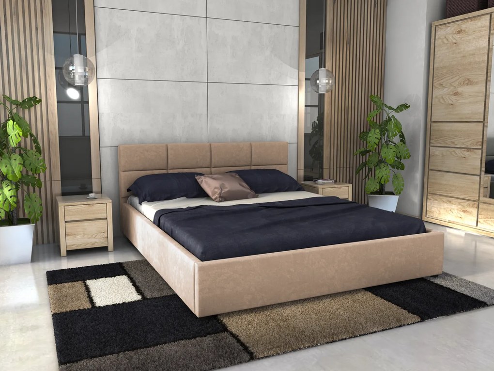 Postel LIDIA 160x200 béžová