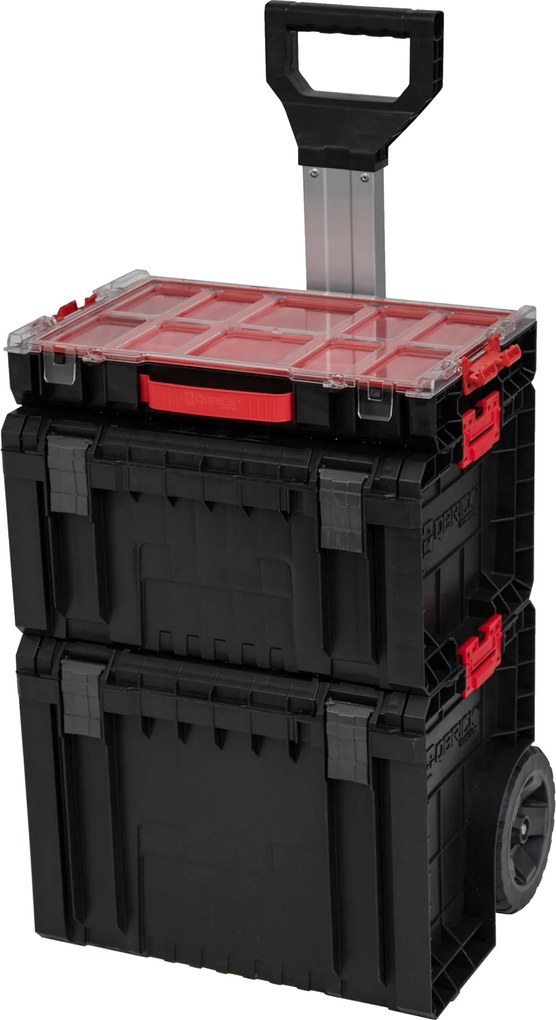 Qbrick System Vozík na nářadí PRO Cart + PRO Toolbox + PRO Organizér 100