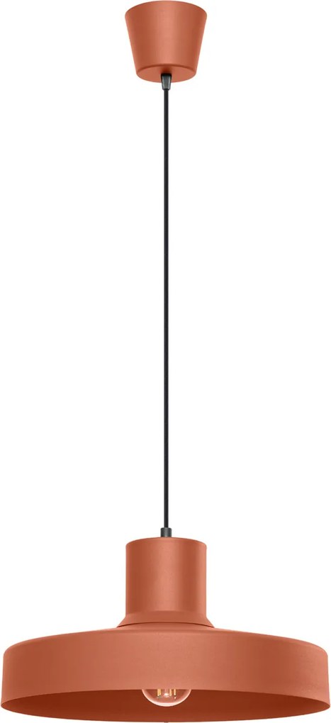 Sollux Lighting Závěsné svítidlo BILO okrově červené
