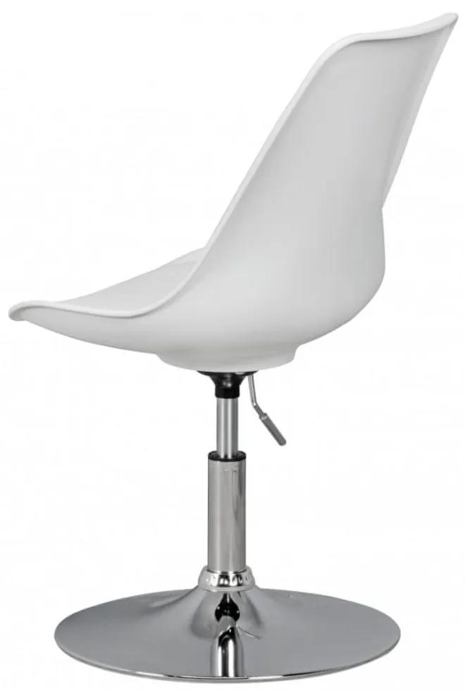 Bruxxi Jídelní židle Korsika, syntetická kůže, bílá
