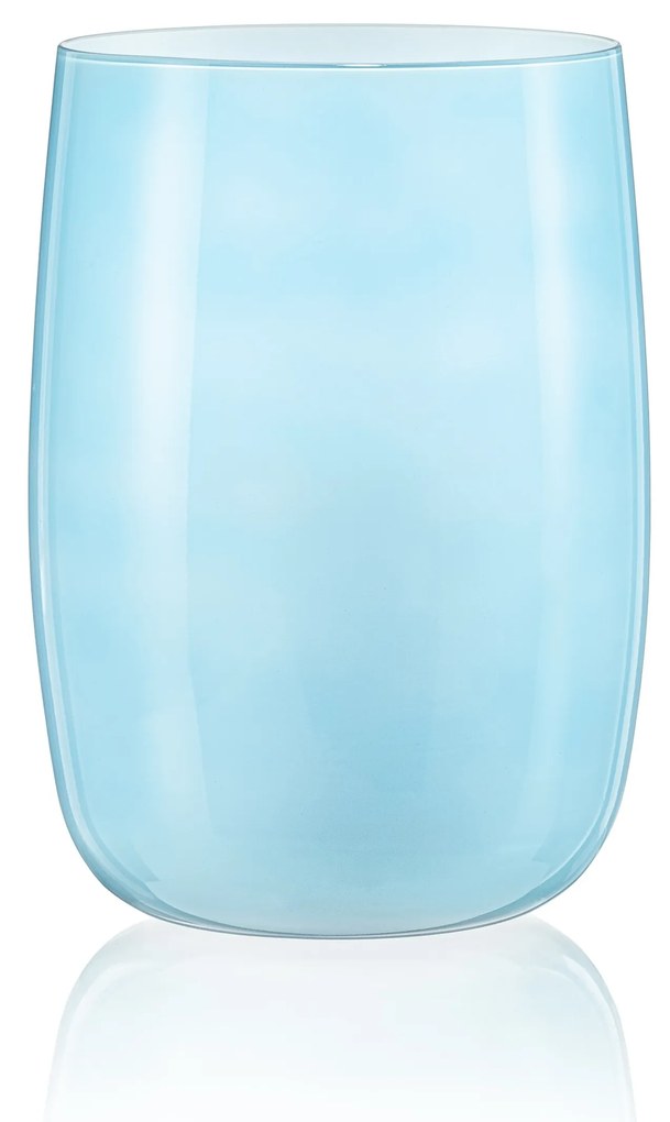 Crystalex skleněná váza Caribbean Dream Mint 18 cm