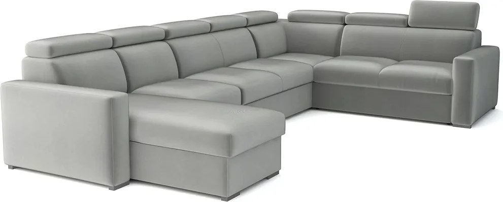 Sedací souprava PEDRO U | 170x380x250 | rozkládací + 3x úložný prostor | VÝBĚR TKANIN