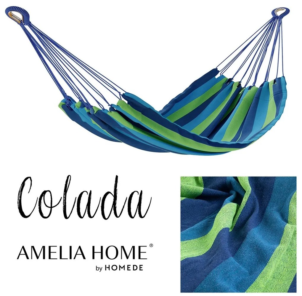 AmeliaHome Houpací síť Colada I vícebarevná, velikost 240x80