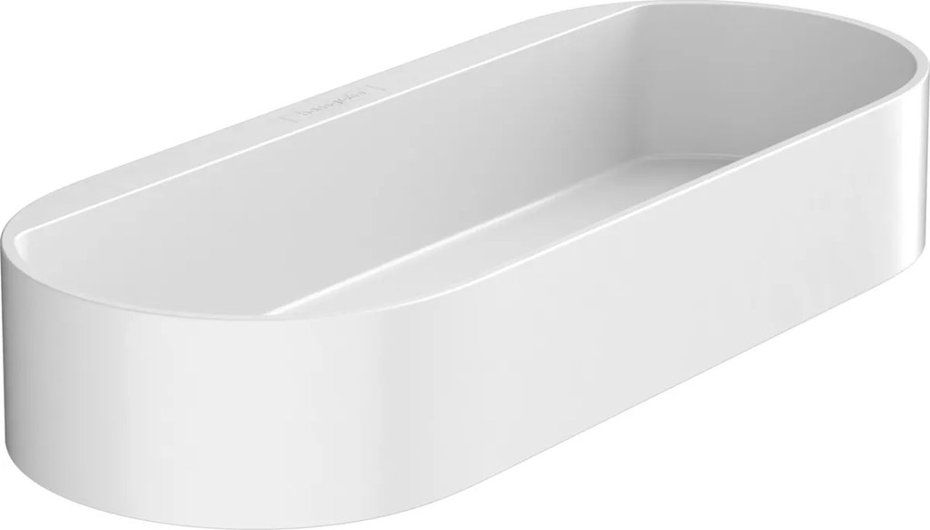 Hansgrohe WallStoris, odkládací polička, bílá matná, HAN-27913700