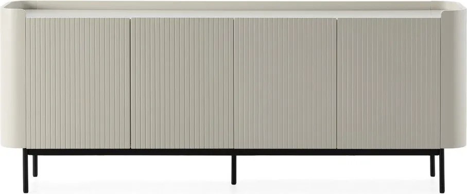Krémová komoda 200x80x40 cm Willa – MOME