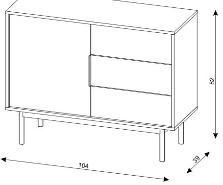 Komoda ELI béžová