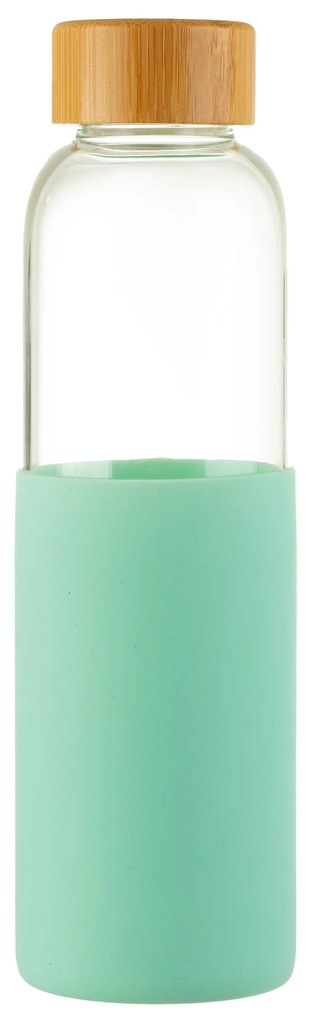 Sass & Belle Skleněná láhev - mint, 550 ml