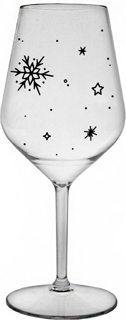 ZIMĚNKA - čirá nerozbitná sklenice na víno 470 ml