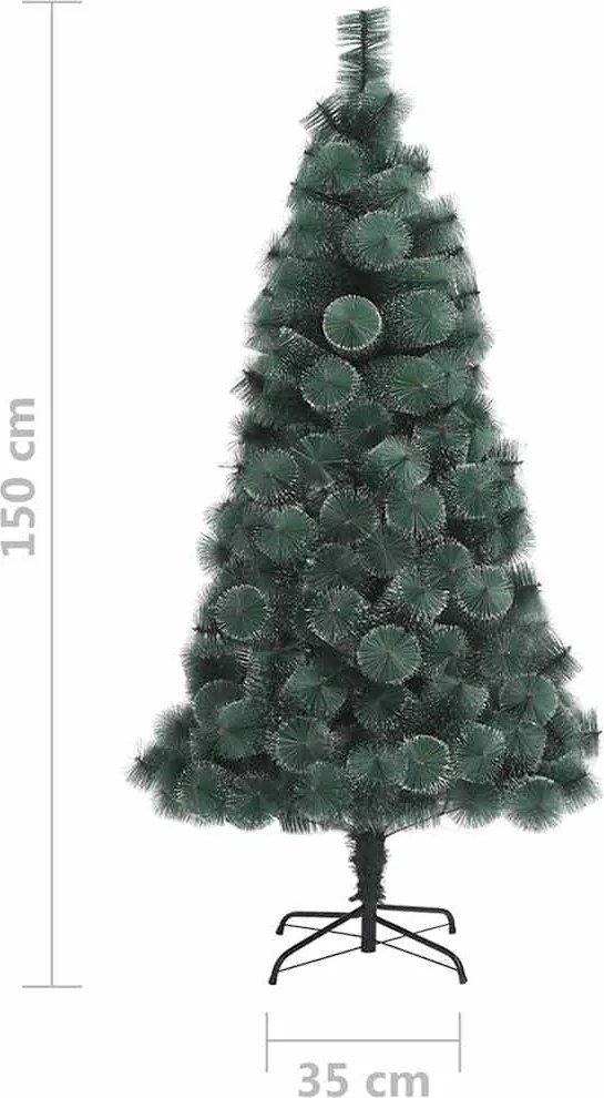 Umělý vánoční stromek se stojanem zelený 150 cm PET 328483