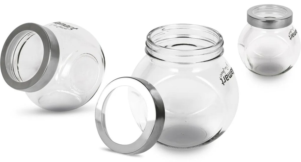 Lamart LT6049 3dílná sada dóz Buck, 650 ml, 0,65 l