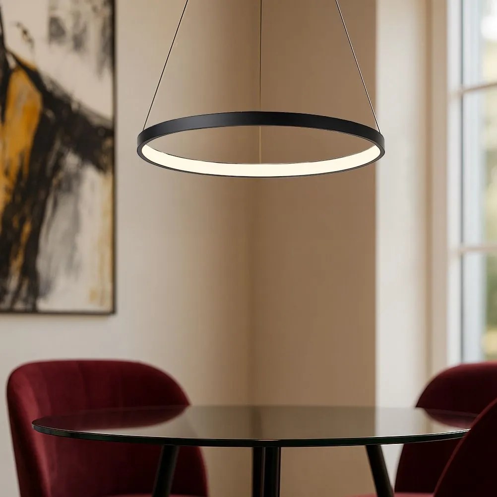 Toolight Závěsné LED osvětlení E5 LHJ011-CP 40cm černé
