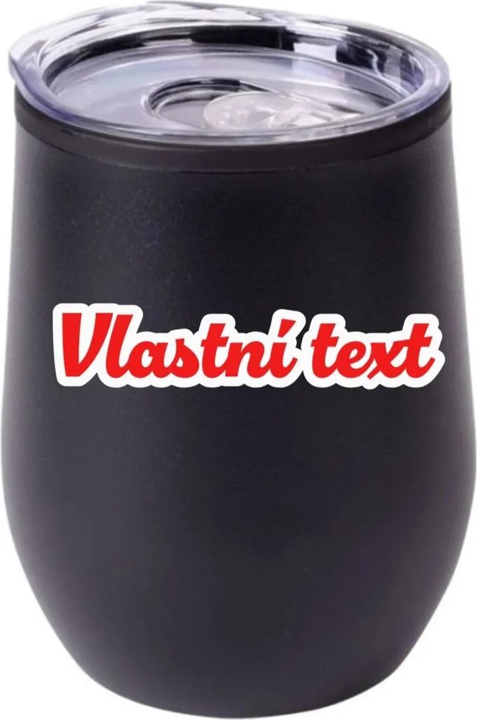 Personalizovaný termohrnek "BOWL" s vlastním textem s obrysem