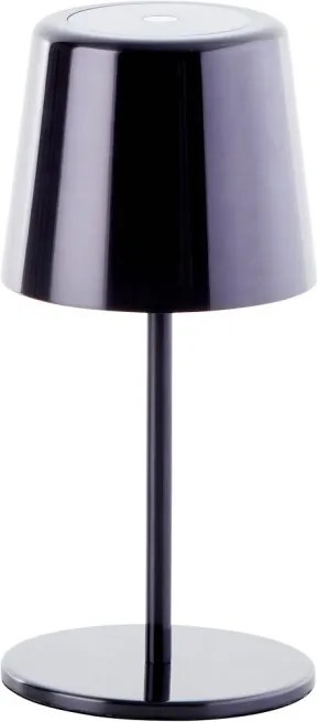 Brilliant G40939/76 Stolní AKU lampa XAANA černý chrom USB-C , CCT
