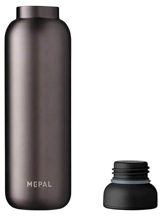 Tmavě šedá nerezová lahev 500 ml Titanium – Mepal