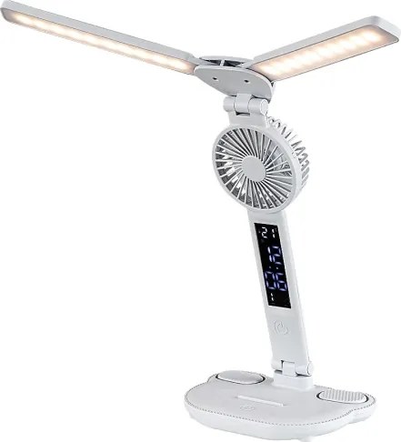 Rabalux 74030 - LED Stm stolní lampa s ventilátorem NOVILO LED/7W/5V