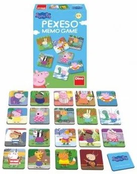 Pexeso 48 pevných kartiček Prasátko Peppa/Peppa Pig