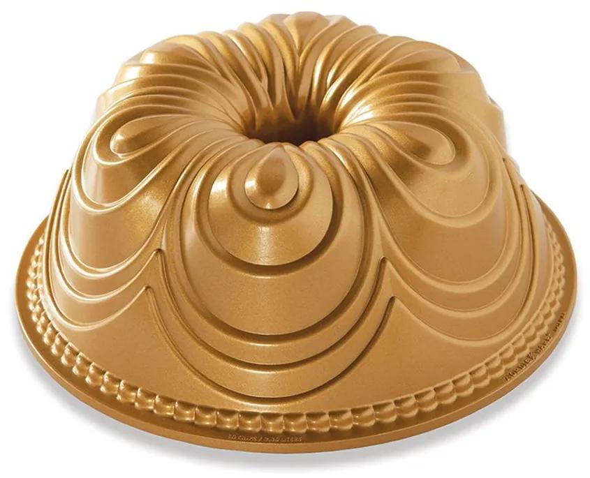 Nordic Ware Forma na bábovku Chiffon zlatá 2,4 l 87477