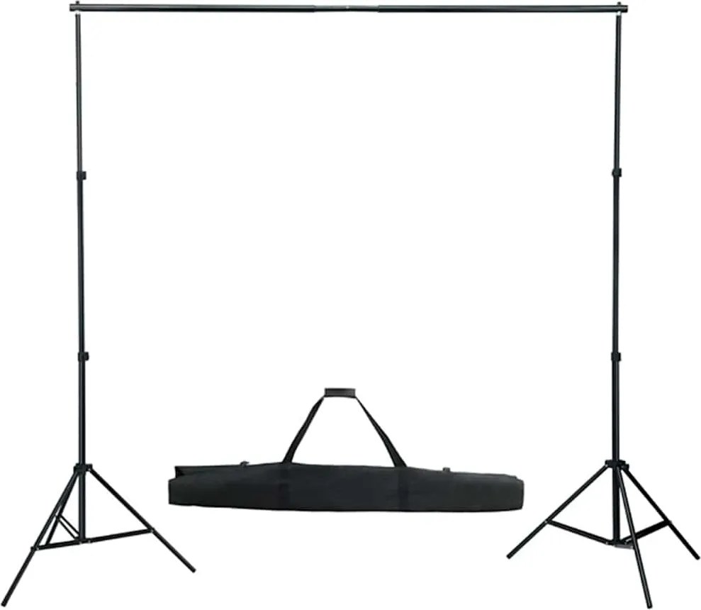 Foto studio set s fotopozadím, osvětlením a deštníky 3055087