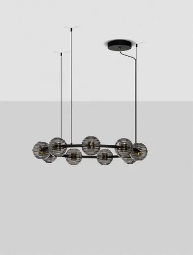 Závěsné LED svítidlo NOVA LUCE LAS 91W 3000K 9009136 stmívatelné Triac
