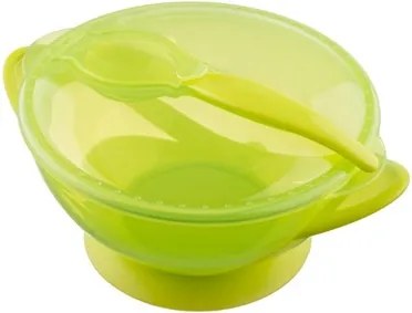 AKUKU | Nezařazeno | Dětská miska s přísavkou a se lžičkou Akuku zelená | Zelená |