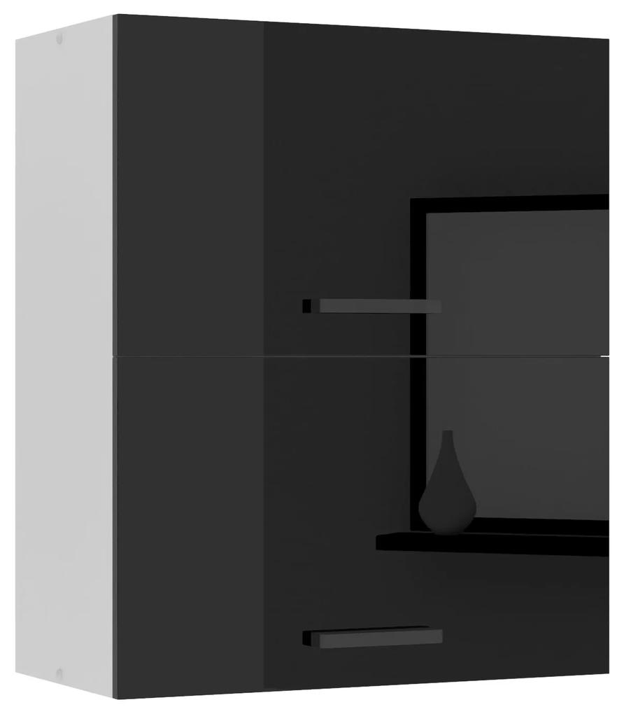 Kuchyňská skříňka Belini Premium Full Version horní 60 cm černý lesk