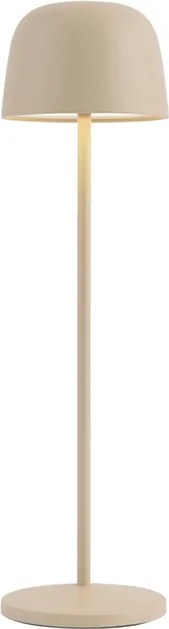 Stolní lampa béžová vč. LED dobíjecí s nabíjecí stanicí IP65 - Raika