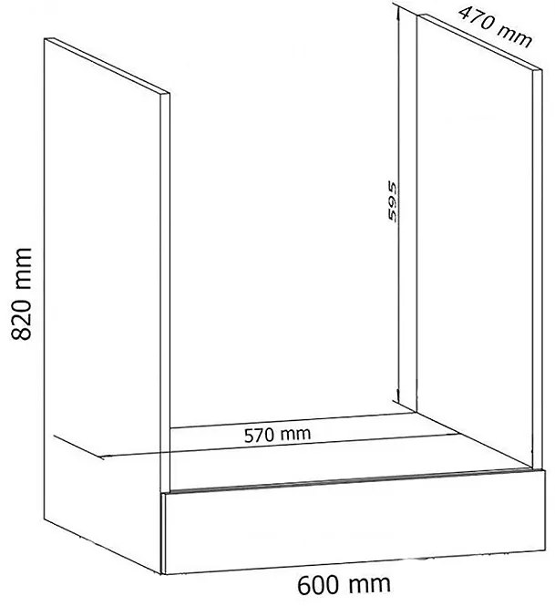 Sycylia | dolní skříňka D60ZK dolní skříňka pro vestavnou troubu | andersen