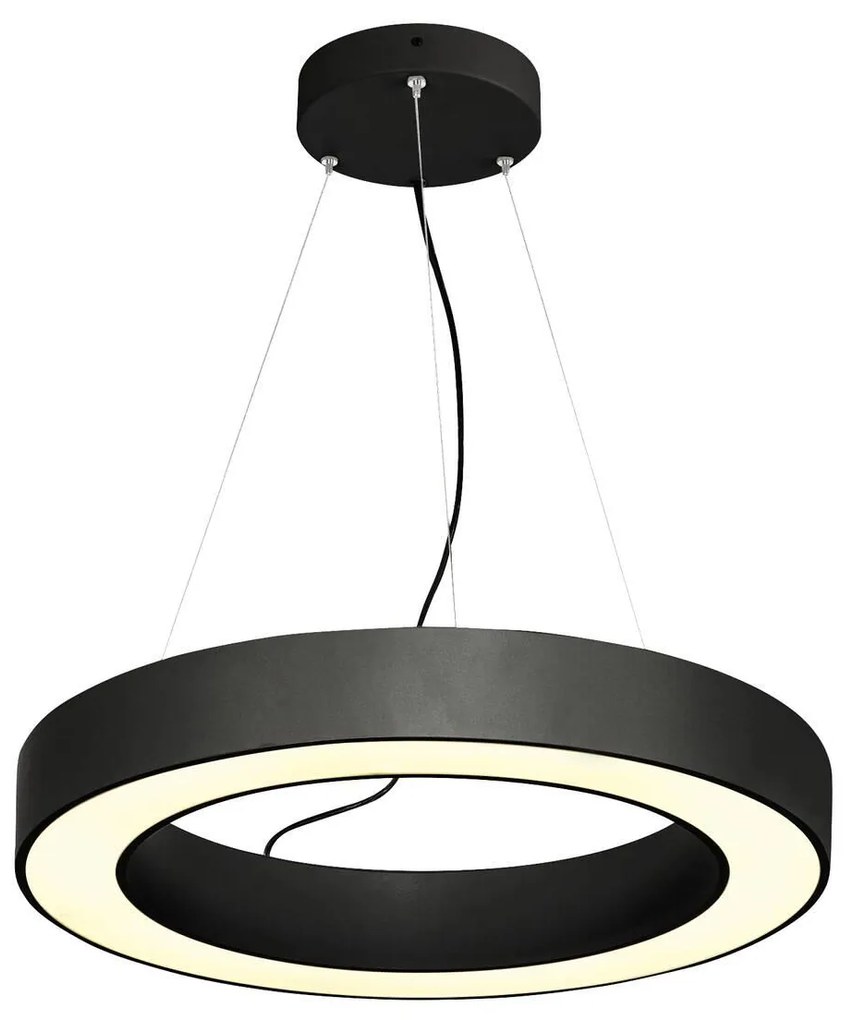 LA 1002890 MEDO RING 60 DALI Indoor, závěsné LED svítidlo, černé, 3000K - BIG WHITE (SLV)