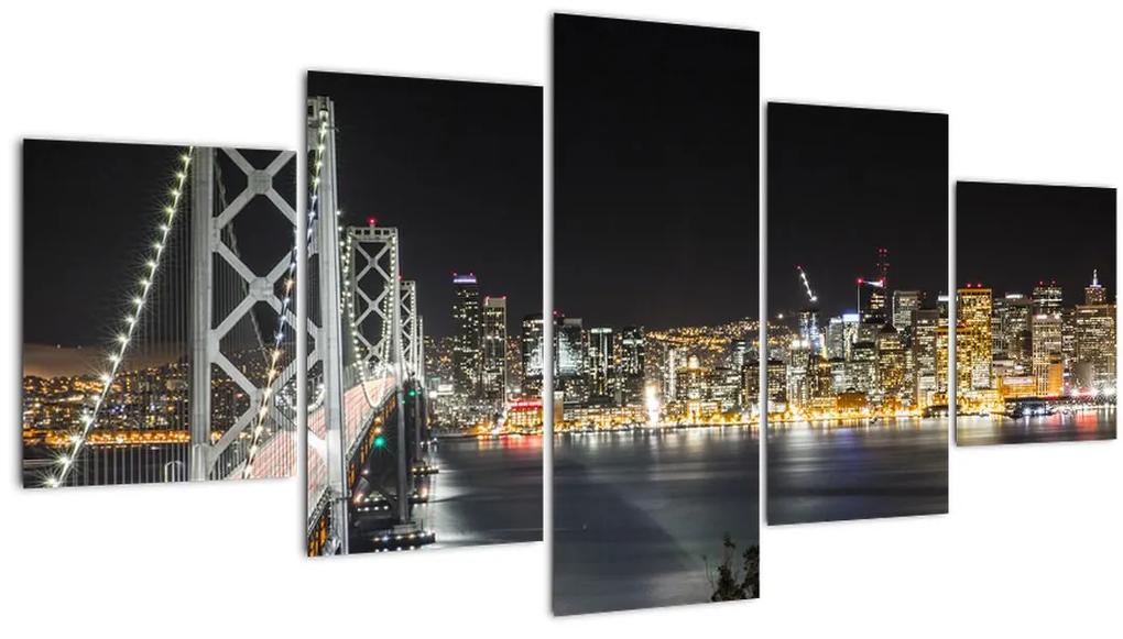 Obraz Brooklynského mostů a New Yorku (150x80 cm), 40 dalších rozměrů