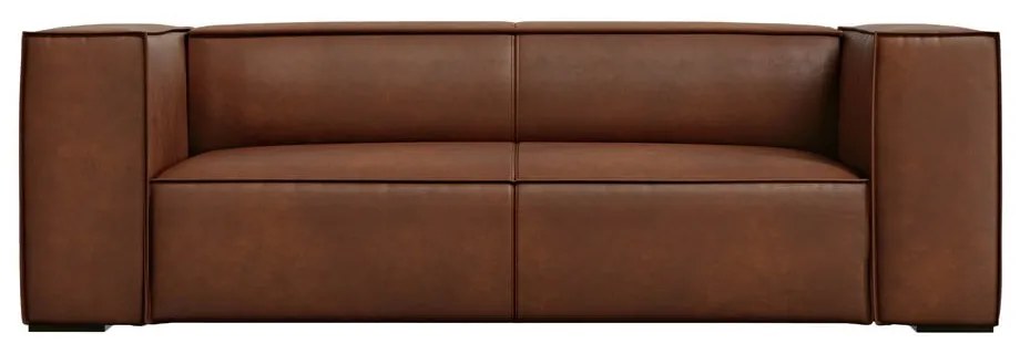 Koňakově hnědá kožená pohovka 212 cm Madame – Windsor &amp; Co Sofas