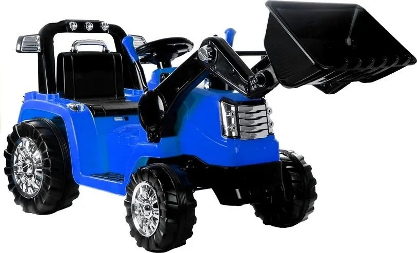 LEAN CARS Elektrický traktor na baterie ZP1005 pro děti modrý