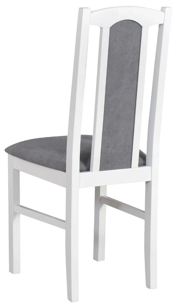Jídelní židle Klára Zvolte dřevo: Bílá, Zvolte látku: látka 12b