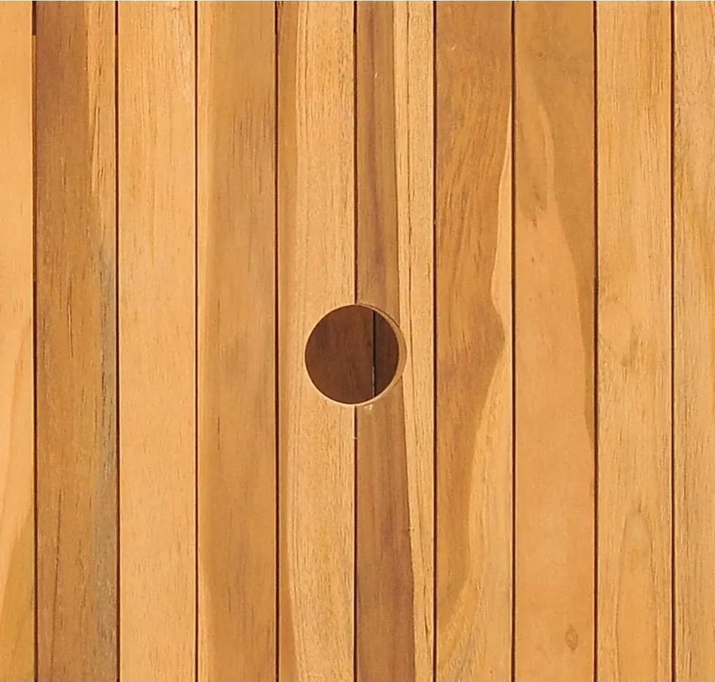 vidaXL Koupelnová skříňka se 2 policemi 74 x 45 x 75 cm masivní dřevo [353955]