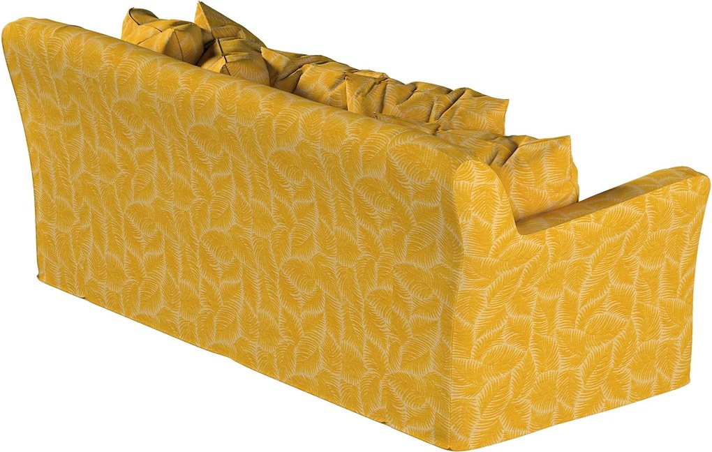 Potah na pohovku IKEA Tomelilla rozkládací barva žlutá látka pletený vzor, vzorované