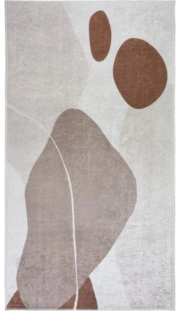 Krémový pratelný koberec 120x180 cm Sandy Rocks – Vitaus