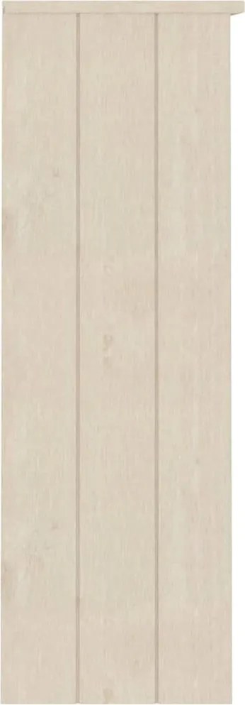 Nástavec na komodu HAMAR medově hnědý 85 x 35 x 100 cm borovice 340508