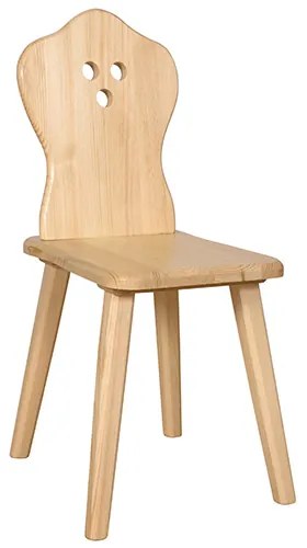 Drewmax KT110 - Dřevěná židle 33x44x85cm - Ořech