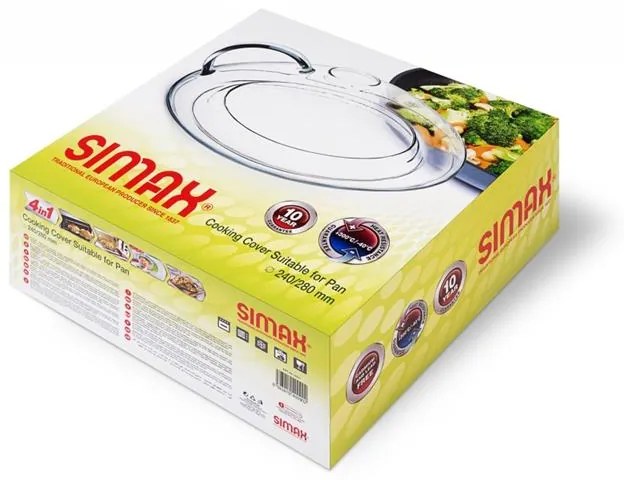 SIMAX VÍKO S RUKOJETÍ 28 CM / 24 CM