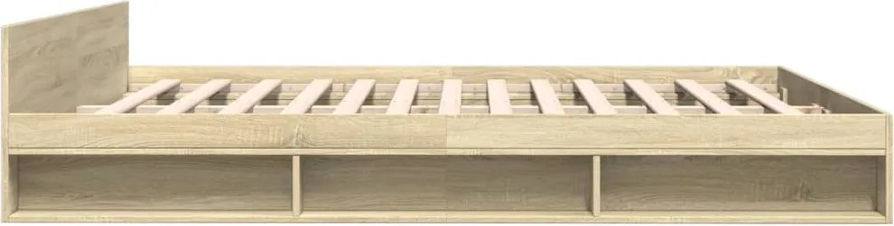 Rám postele se zásuvkami dub sonoma 180x200 cm kompozitní dřevo 3280729